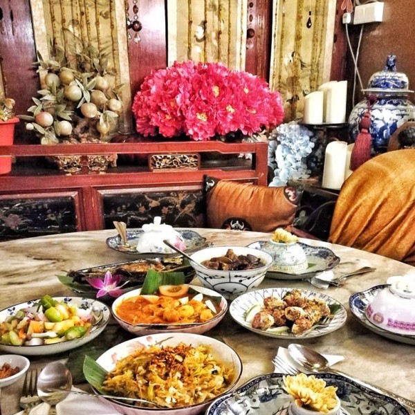 Flower Mulan Nyonya Café 花木蘭娘惹花藝, Nyonya cuisine at George Town, Penang ...